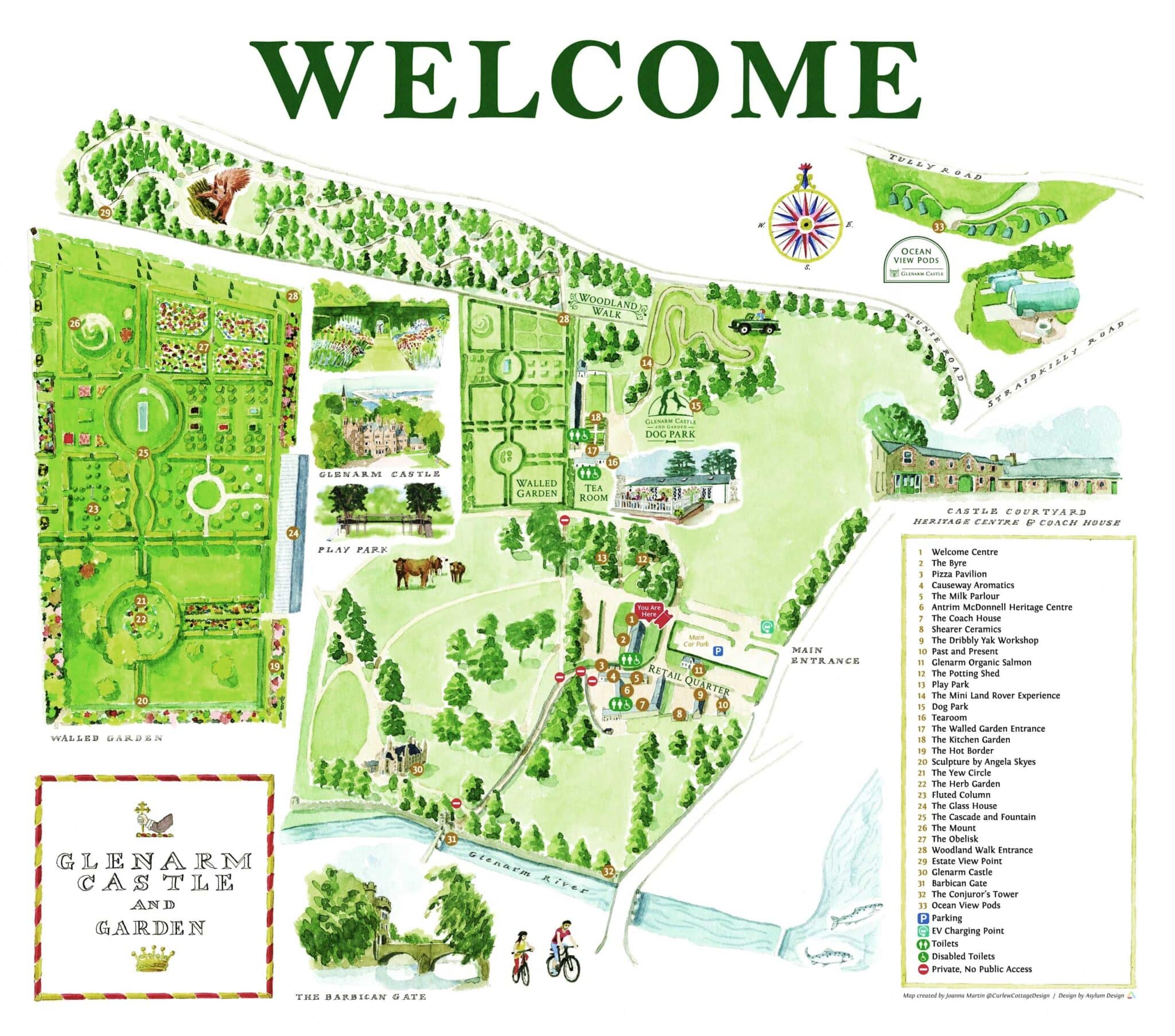 Visit - Glenarm Castle & Garden